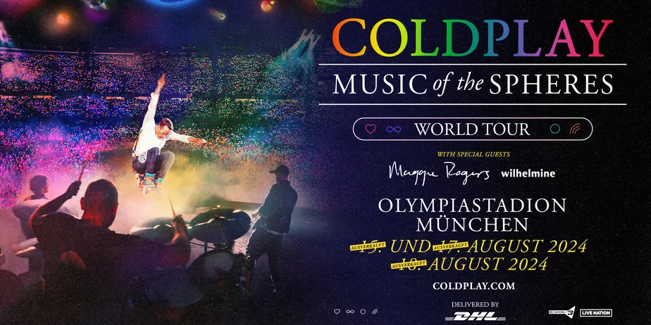 Coldplay Music Of The Spheres World Tour - Delivered by DHL - 2024 ...